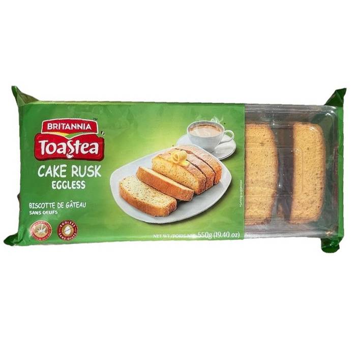 Britannia Toastea Cake Rusk Eggless 550g – ExoticEstore