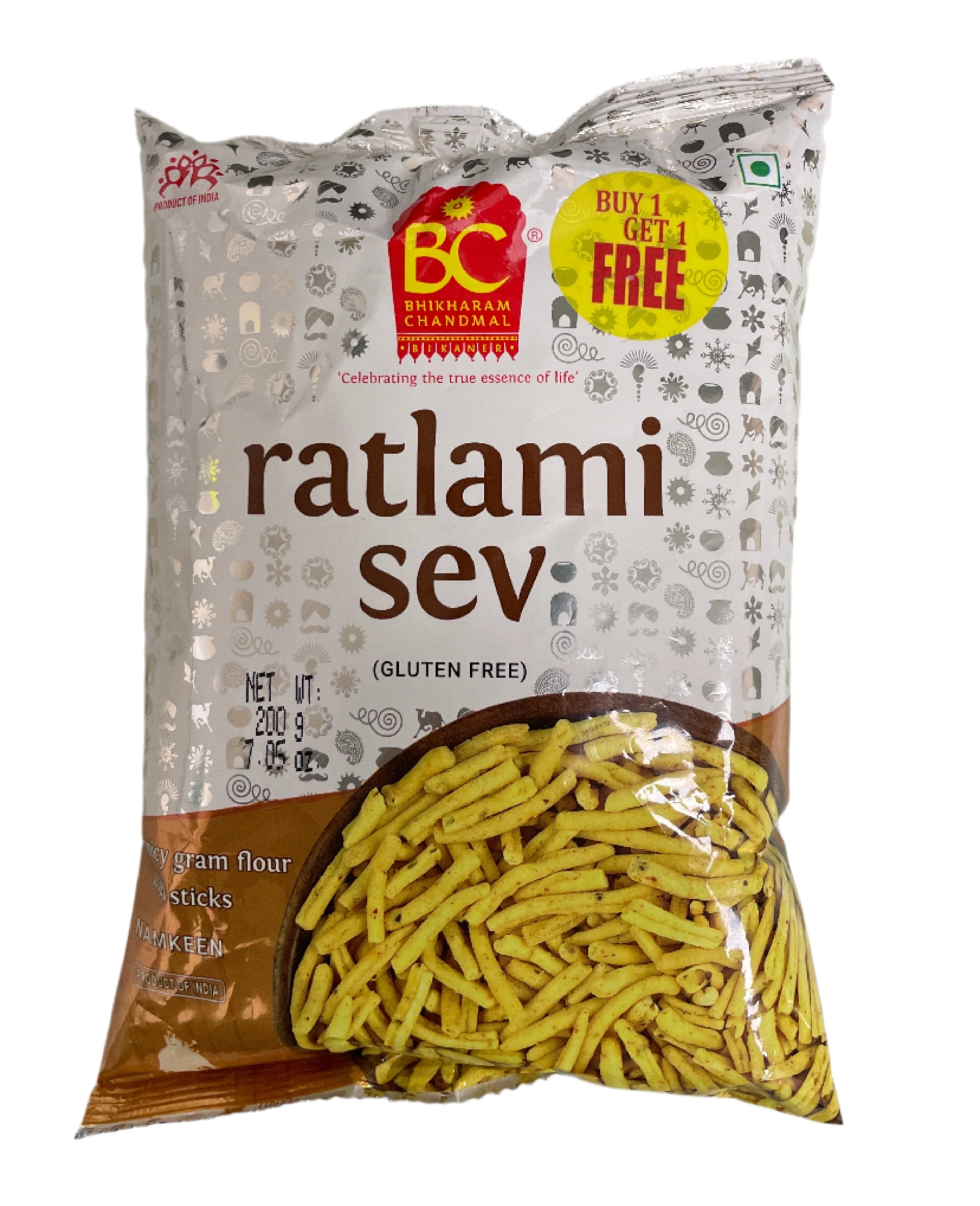 Bhikharam Chandmal Ratlami Sev 200g Buy 1 Get 1 Free Mix & Match ...