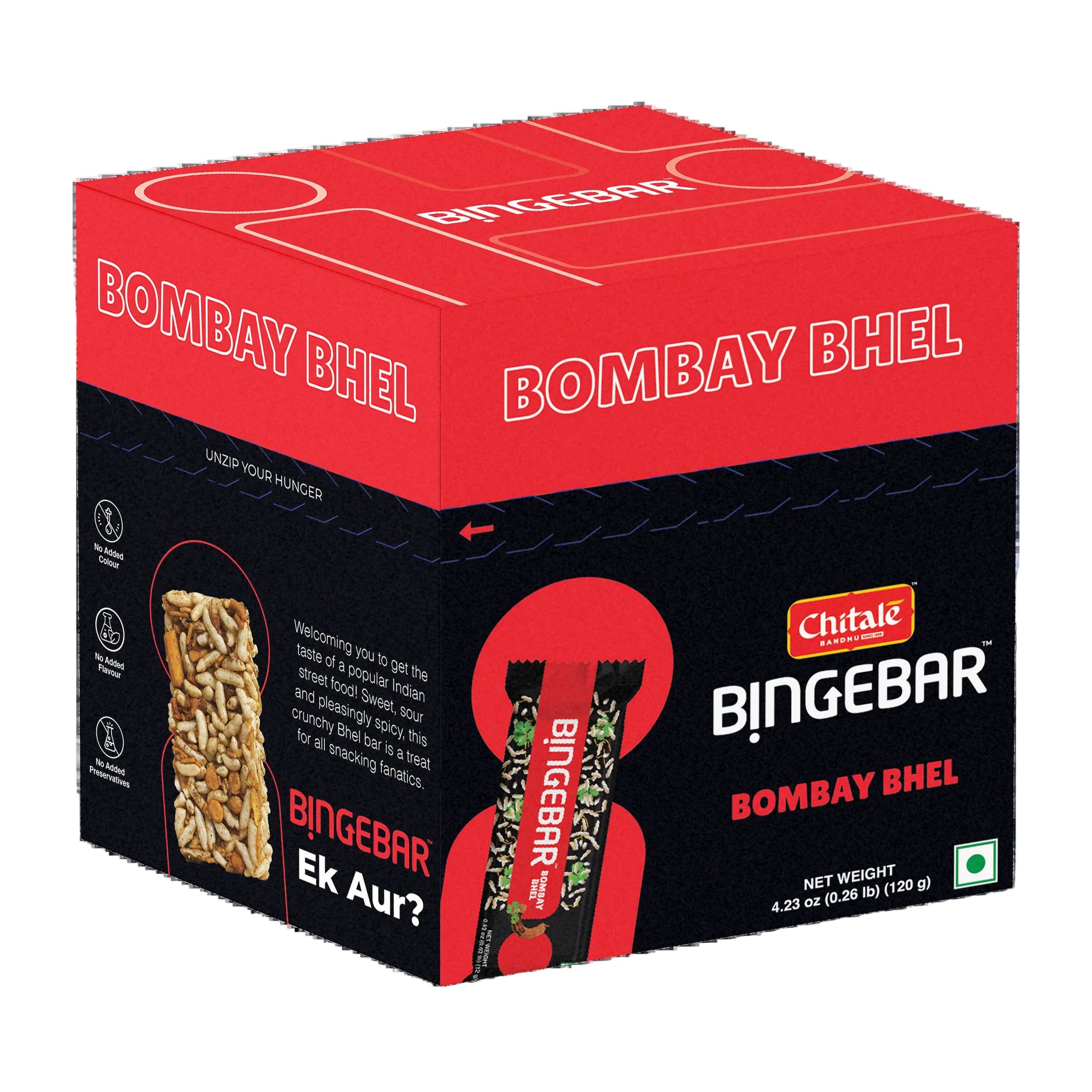 Chitale Bandhu Binge Bar Bombay Bhel 10x12g – ExoticEstore