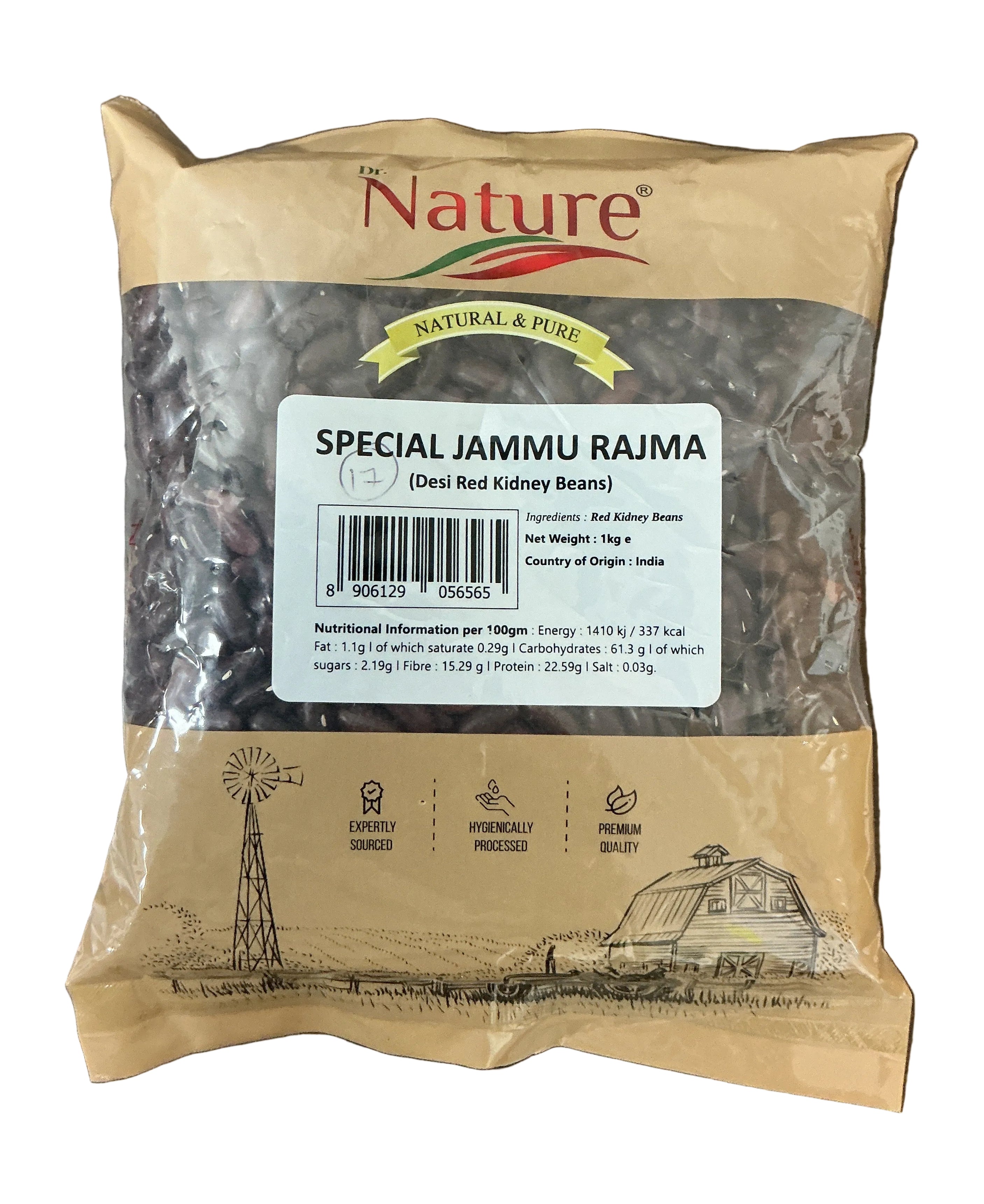Dr Nature Lentils Special Jammu Rajma Kidney Beans 1kg – ExoticEstore