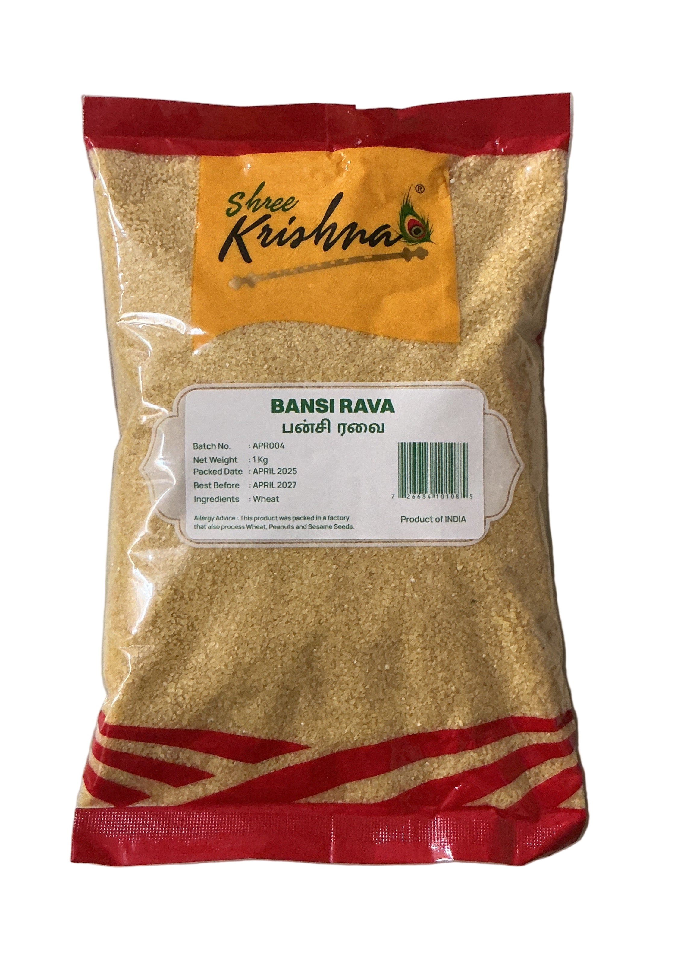 Shree Krishna Bansi Rava 1Kg – ExoticEstore