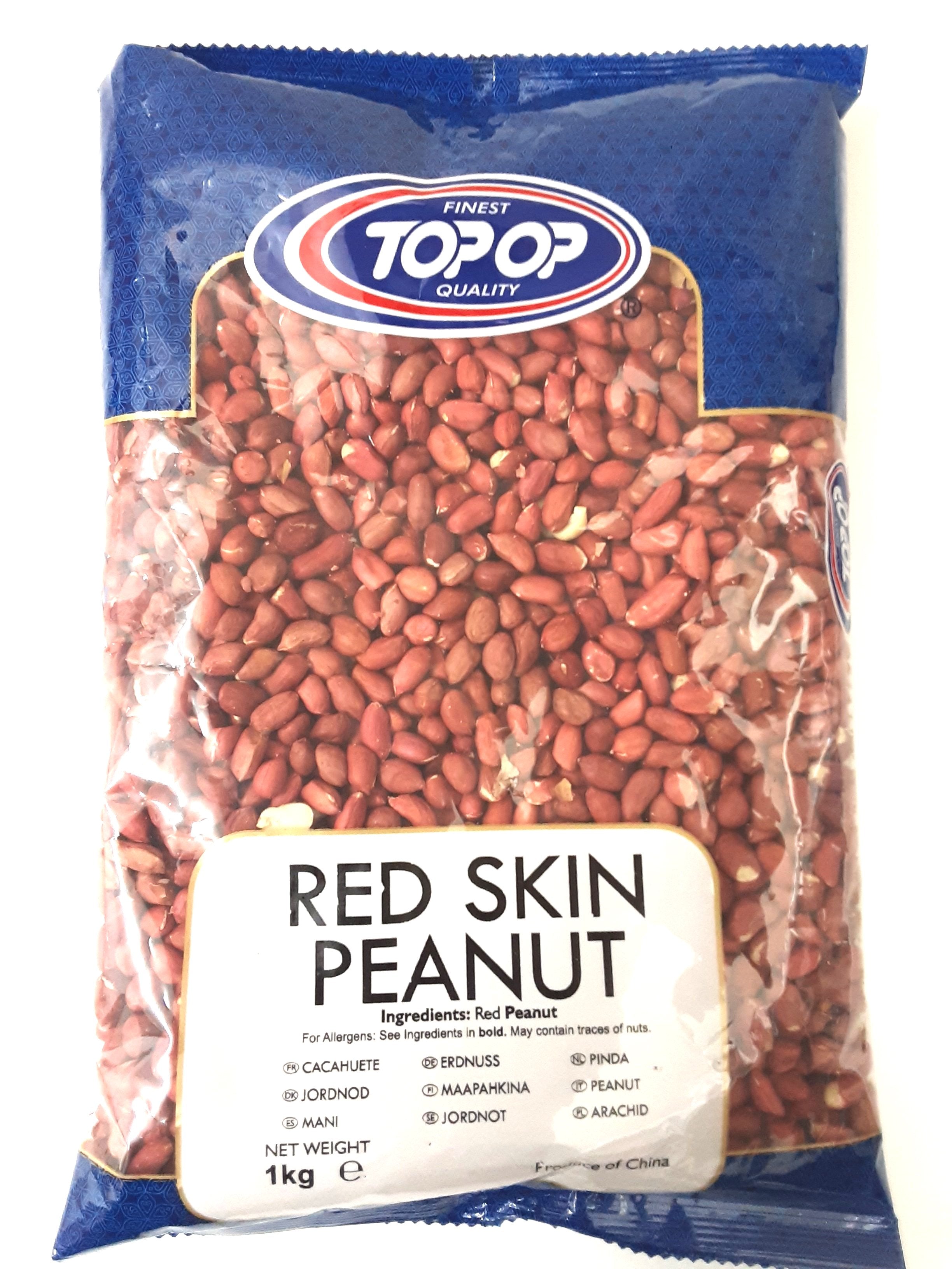 Top Op Red Skin Peanut 1kg – ExoticEstore