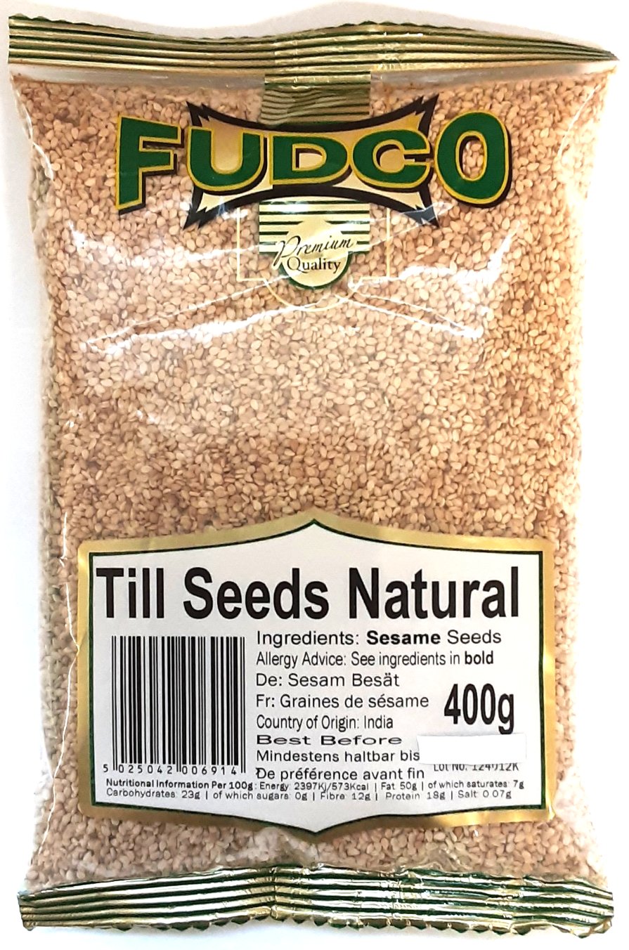 Fudco Till Sesame Seeds Natural 400g – ExoticEstore