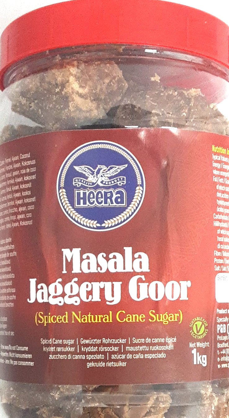Heera Jaggery Masala Pesi Goor 1kg – ExoticEstore