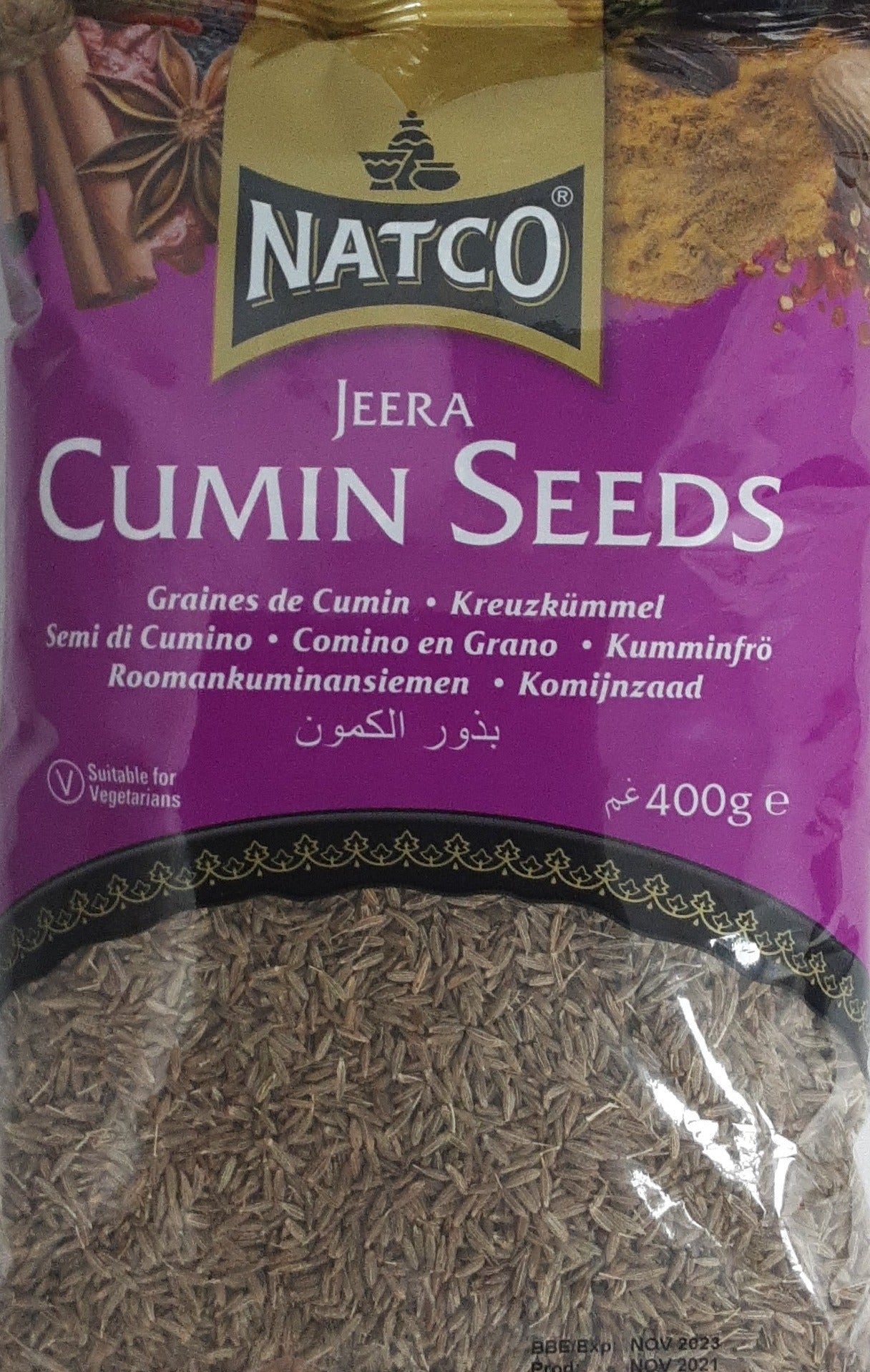 Natco Cumin Seeds Jeera Whole 360g – ExoticEstore