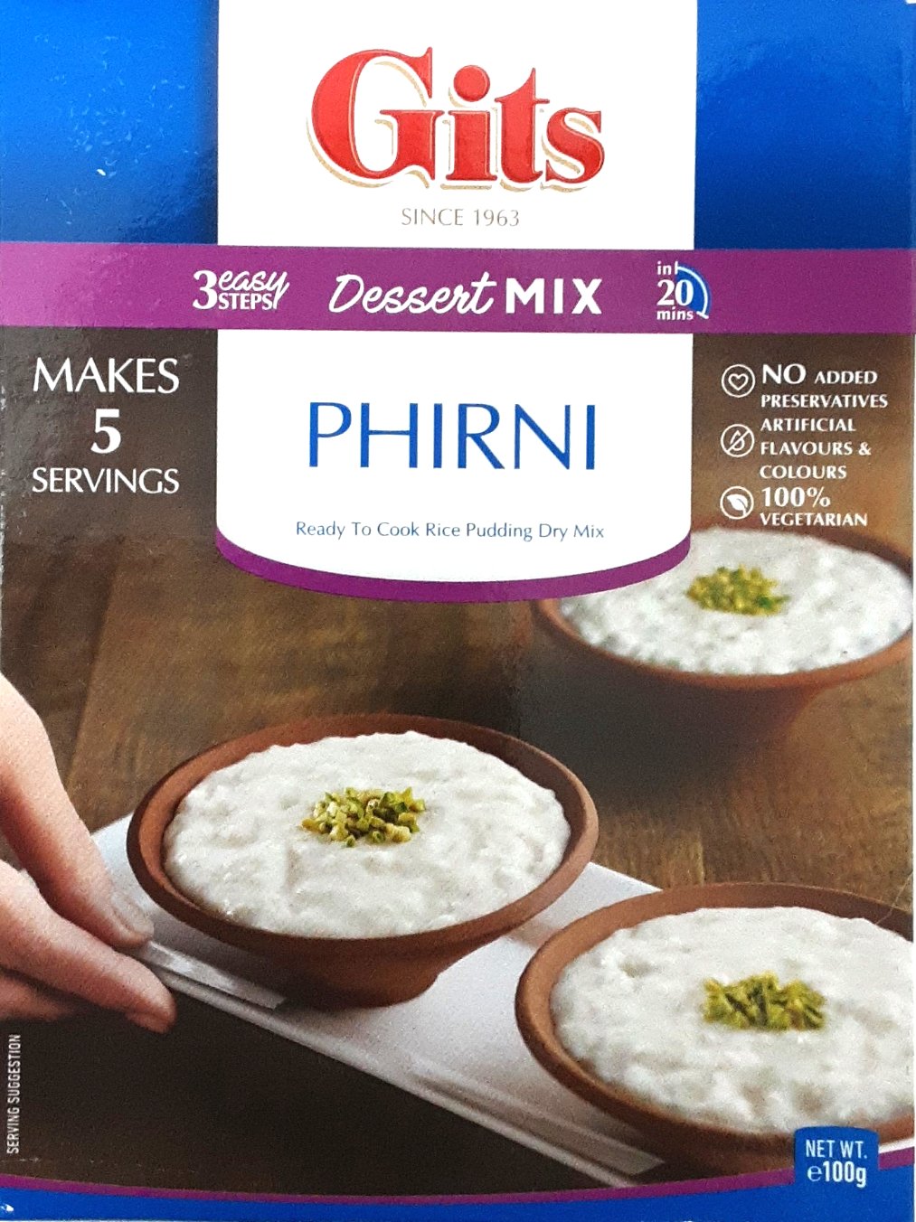 Gits Dessert Mix Phirni 100g – ExoticEstore