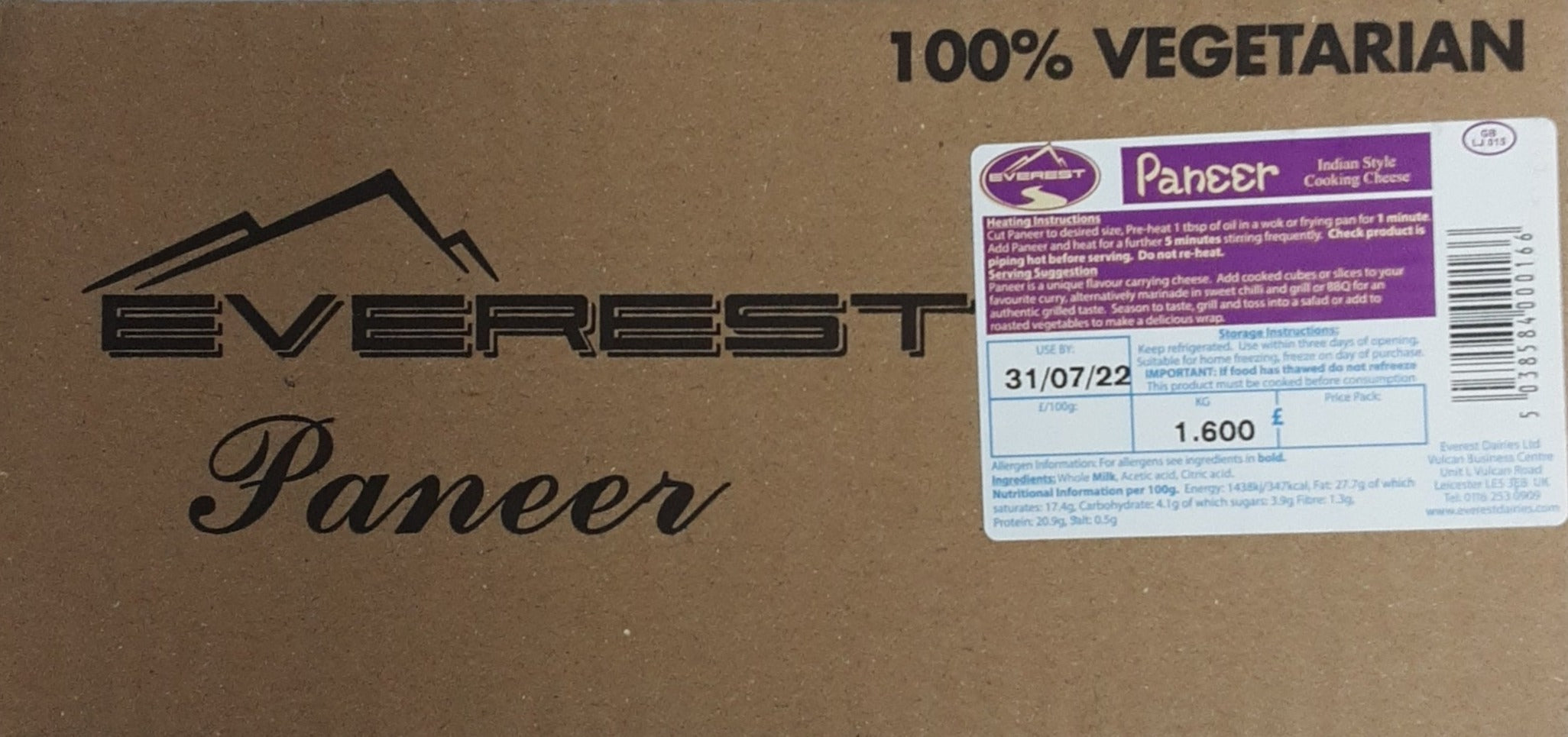 Everest Paneer Box 1.6kg – ExoticEstore