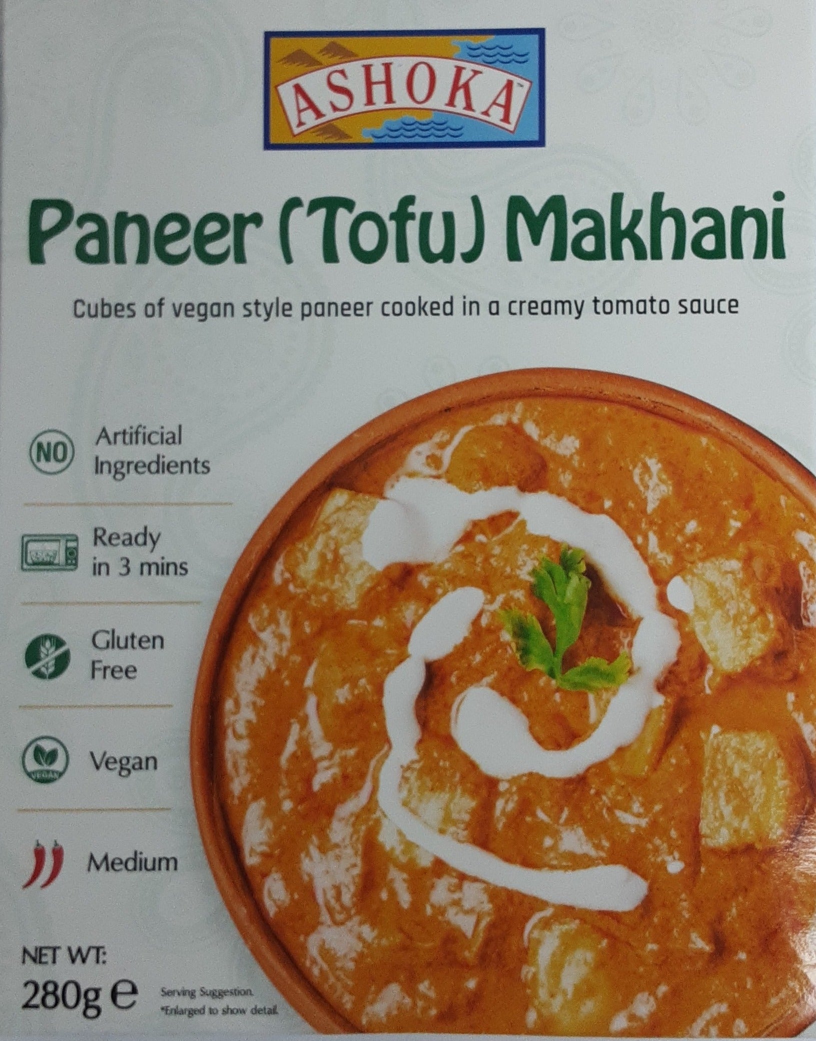 Ashoka Ready Meal Paneer Tofu Makhani 280g – ExoticEstore