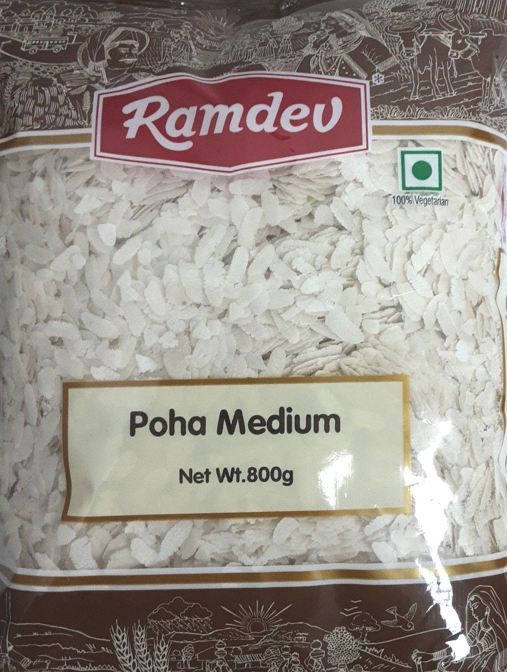 Ramdev Poha medium 800g – ExoticEstore