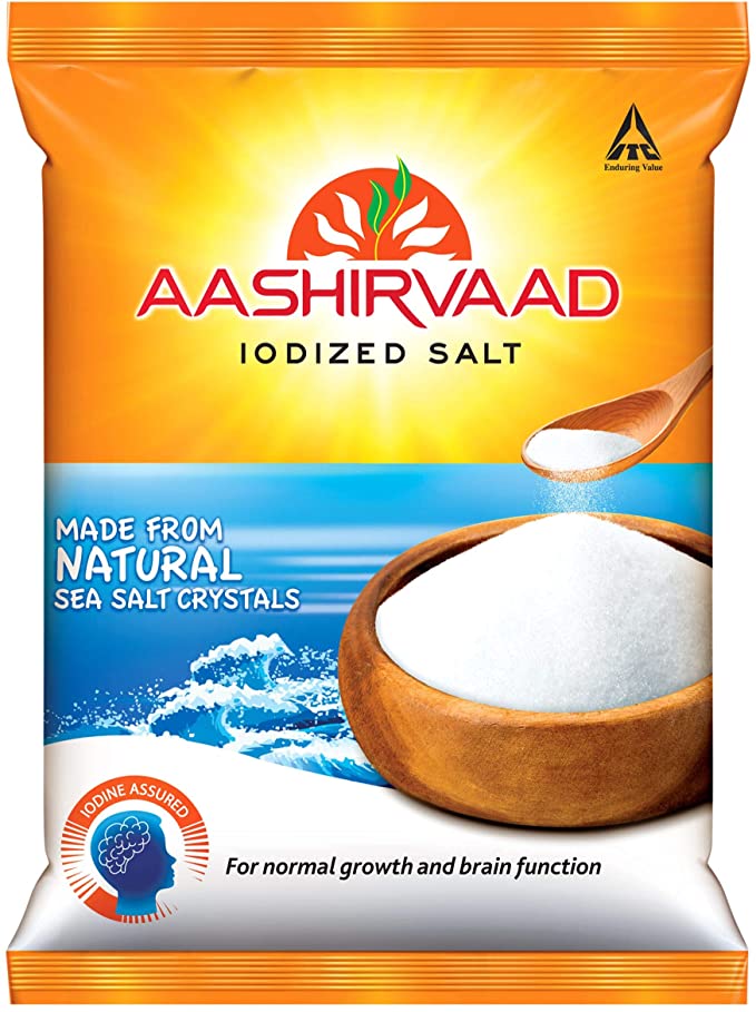 Aashirvaad Salt Iodised 1kg – ExoticEstore