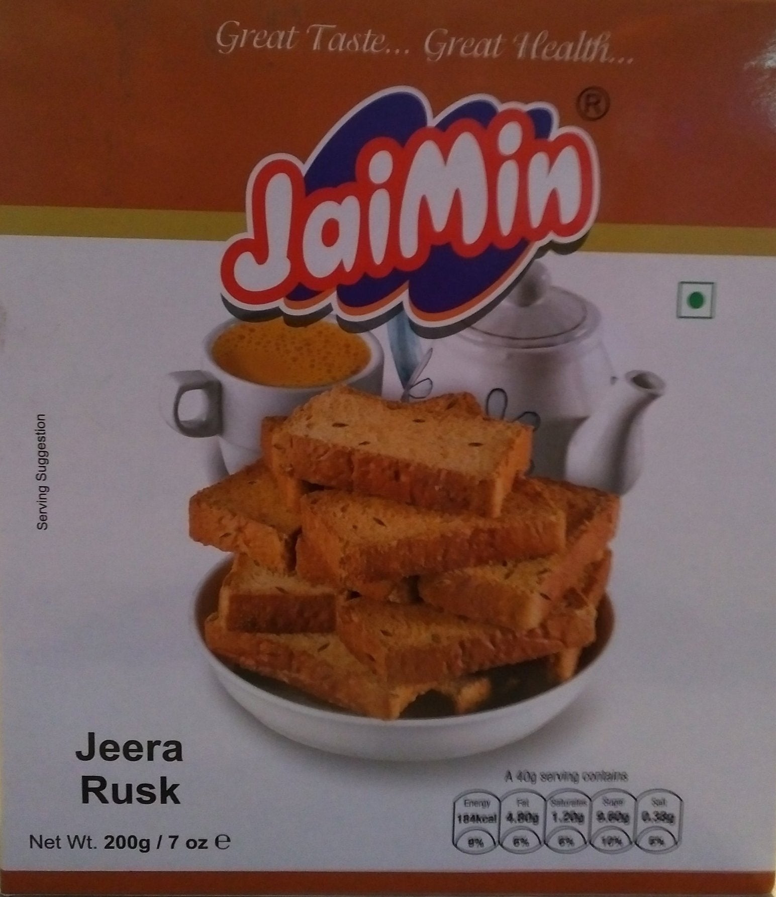 Jaimin Jeera Rusk 200g – ExoticEstore