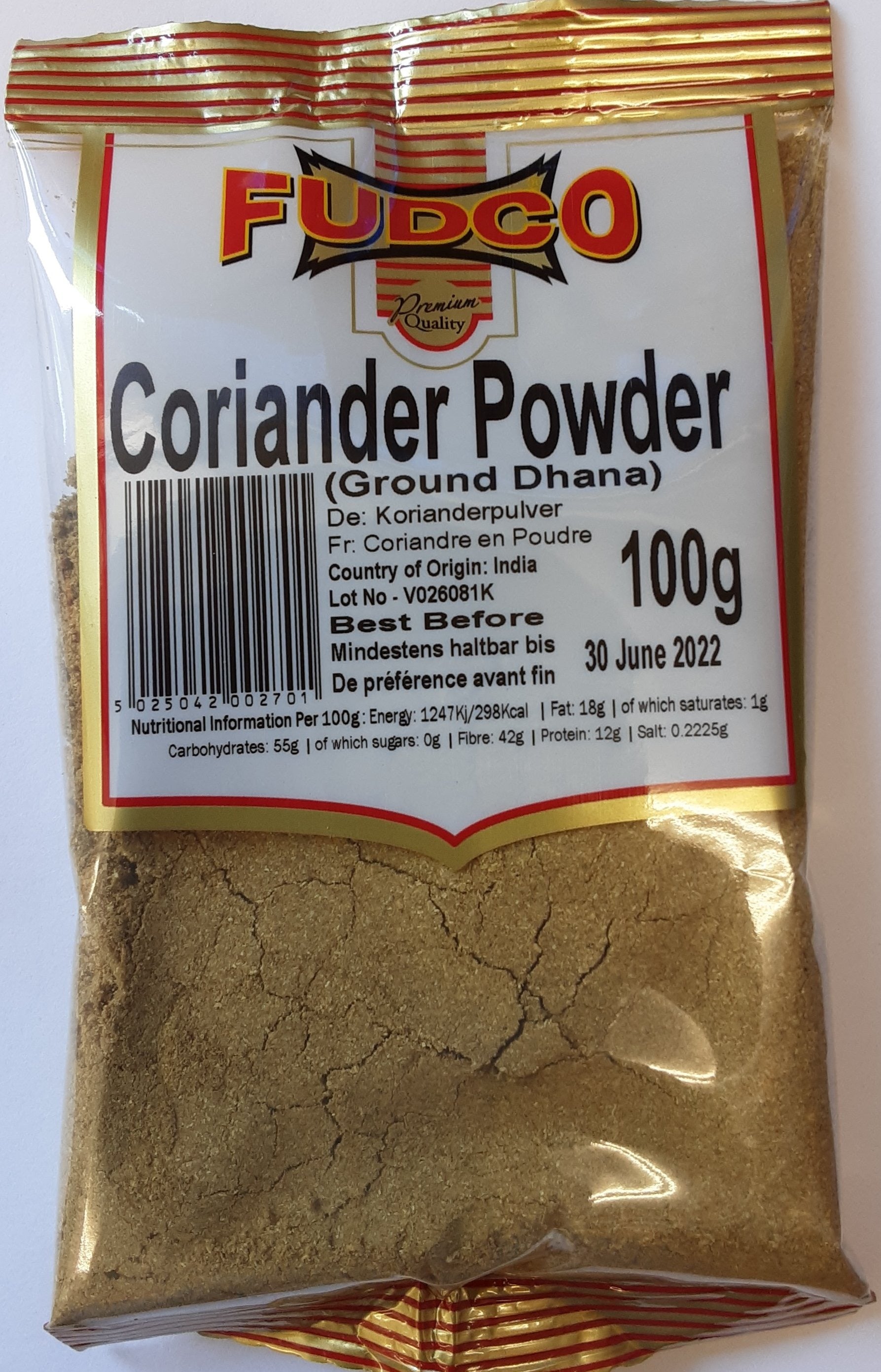 Fudco Coriander Powder 100g – ExoticEstore