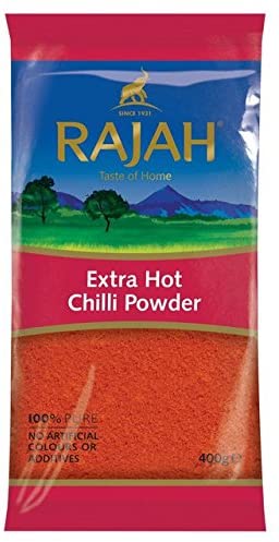 Rajah Chilli Powder Extra Hot 400g – ExoticEstore