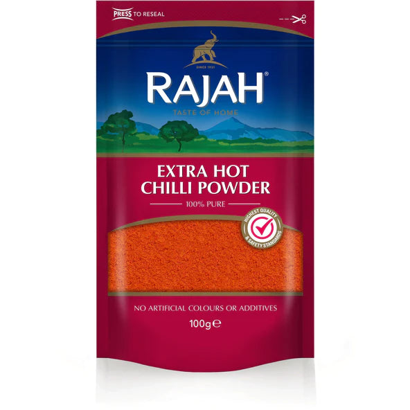 Rajah Chilli Powder Extra Hot 100g – ExoticEstore