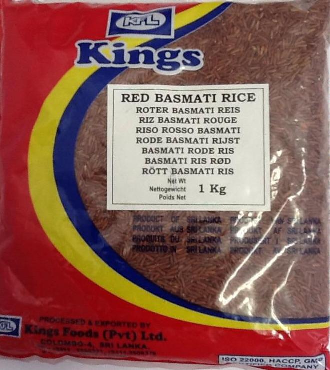 KFL Kings Red Basmati Rice 1kg – ExoticEstore