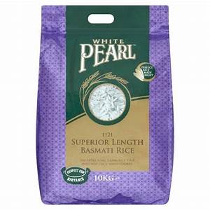 White Pearl Rice Basmati 1121 10kg – ExoticEstore